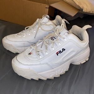 Fila | Shoes | White Filas | Poshmark
